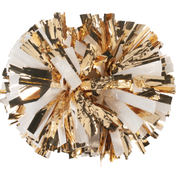 Custom Metallic Lite Pom - 2 Color – MegaphoneandPomSupplies.com